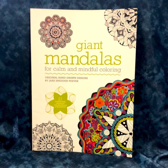 Art | 312 Giant Mandala Coloring Book | Poshmark